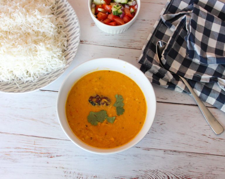 Dal Chawal: Simple Lentil Curry & Basmati Rice