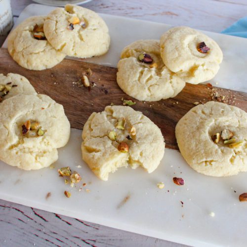 Nankhatai: Cardamom Shortbread Cookies