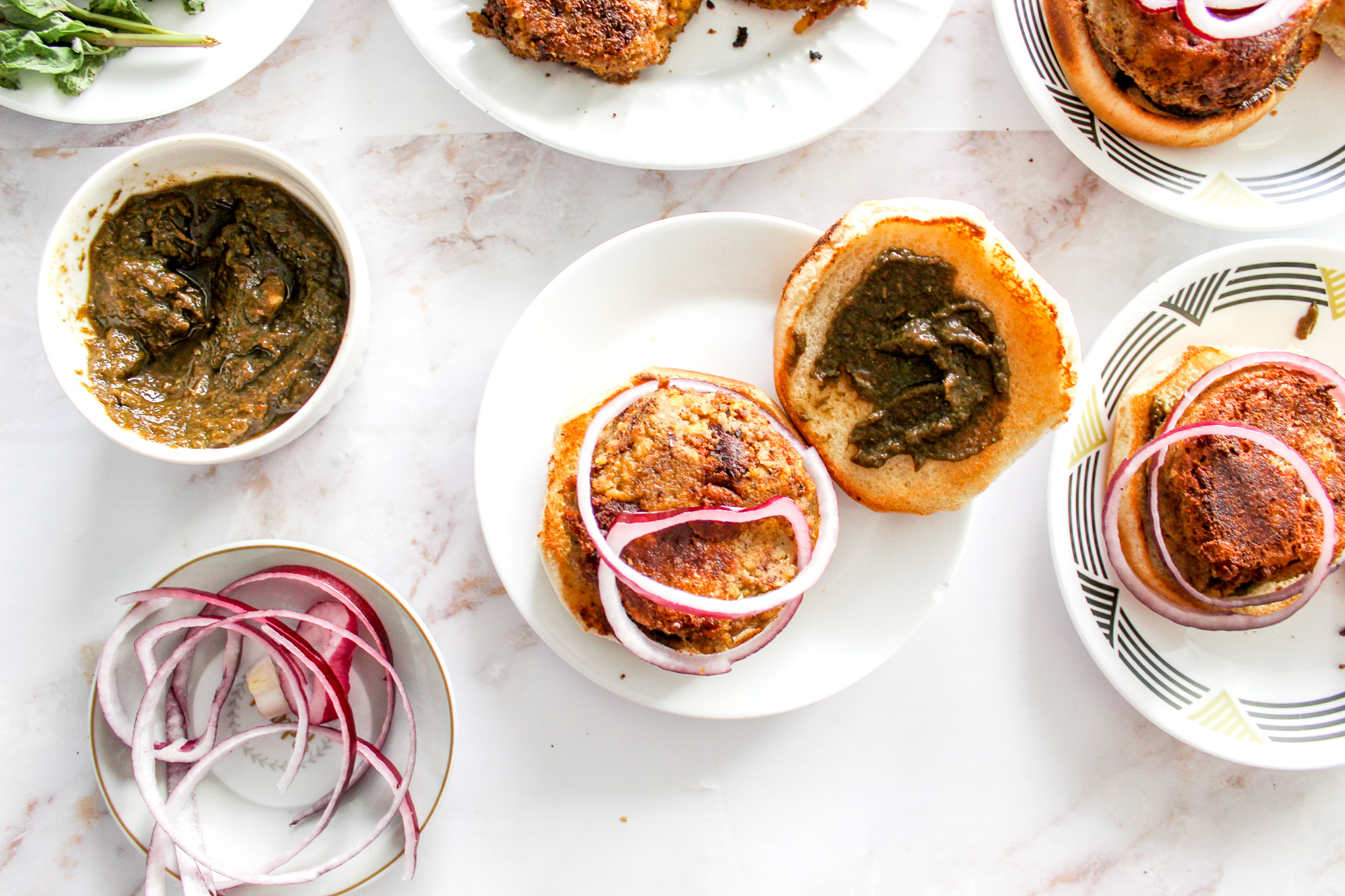 Karachi Bun Kabab and Chutney - The Spice Mess