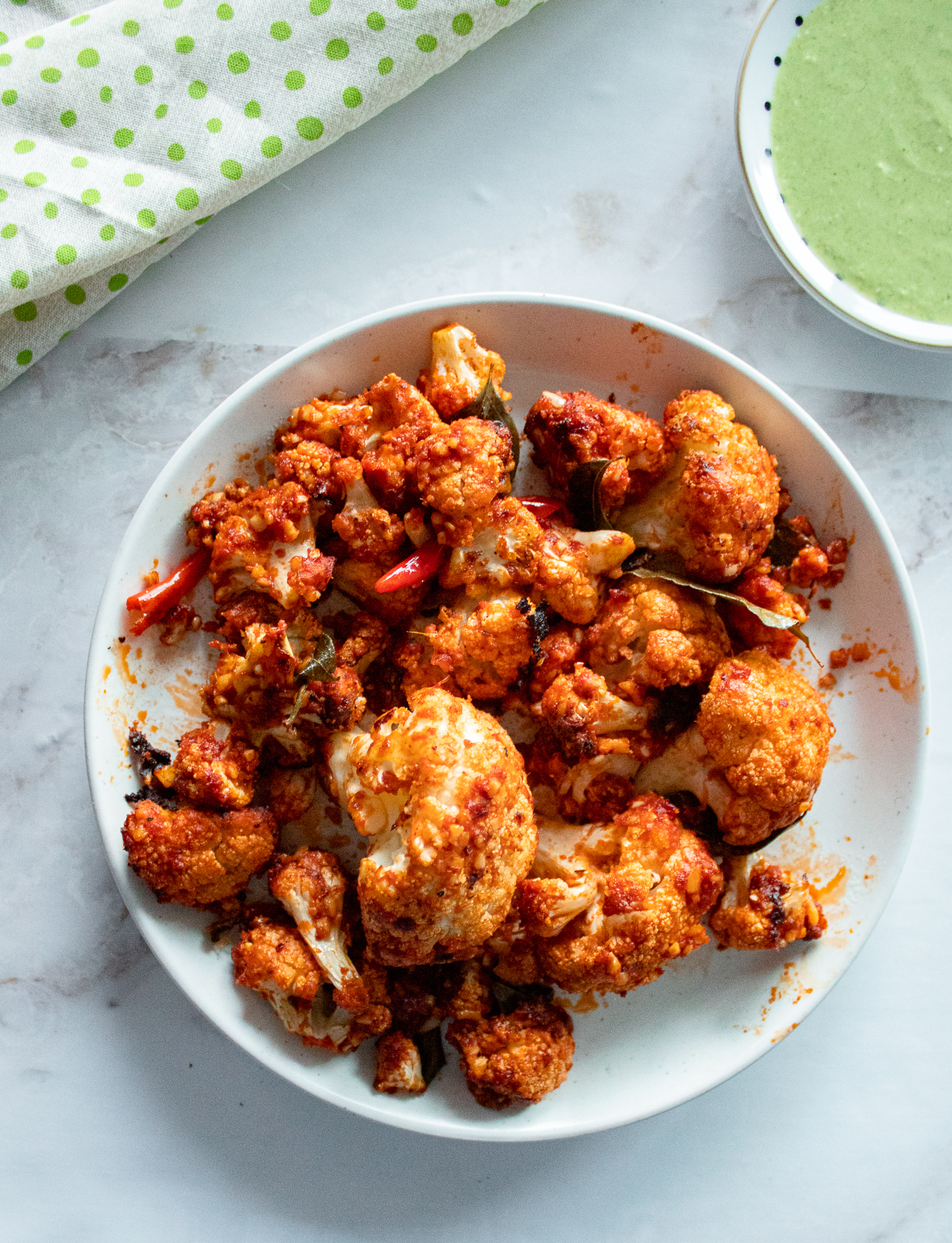 Gobi 65: Cauliflower in Chili-Garlic Sauce