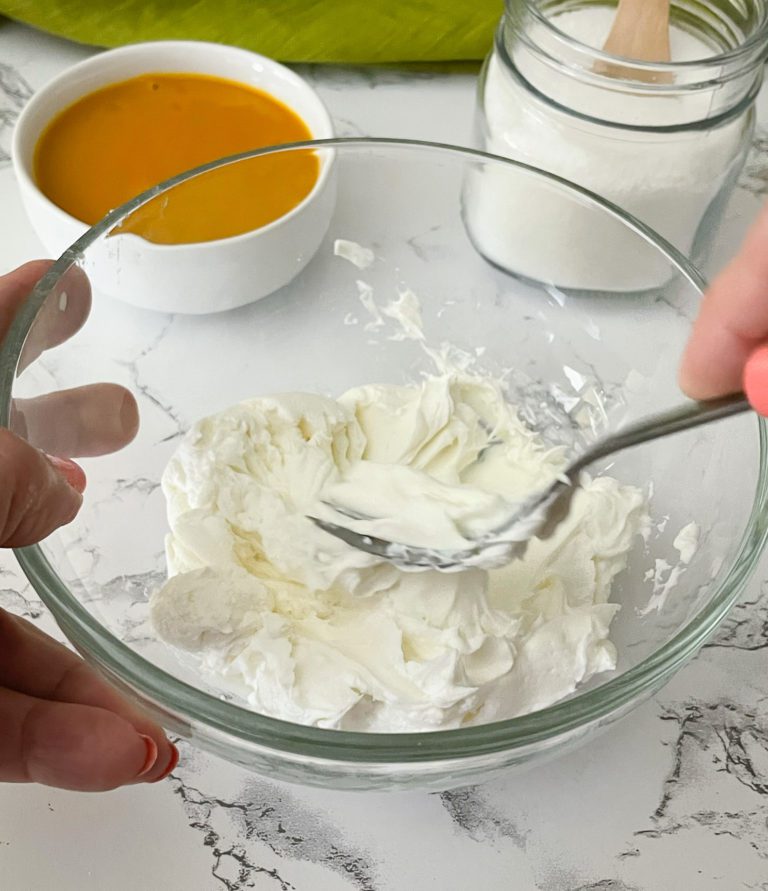 Mango Shrikhand with Greek Yogurt or Hung Curd
