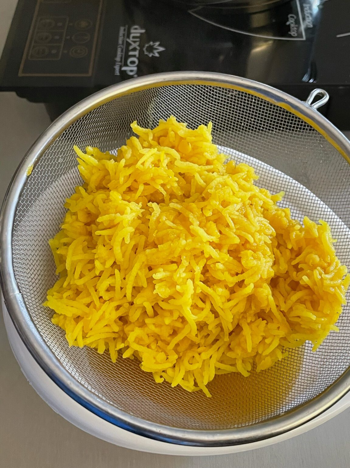 Haldi Rice - Turmeric Rice with Lentils