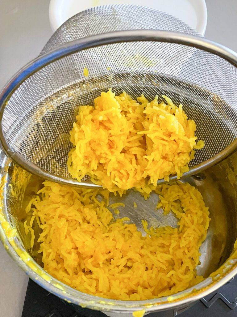 Haldi Rice - Turmeric Rice with Lentils